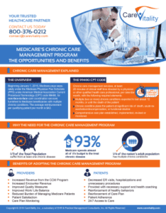 Medicare CCM Services And CCM Software | CareVitality